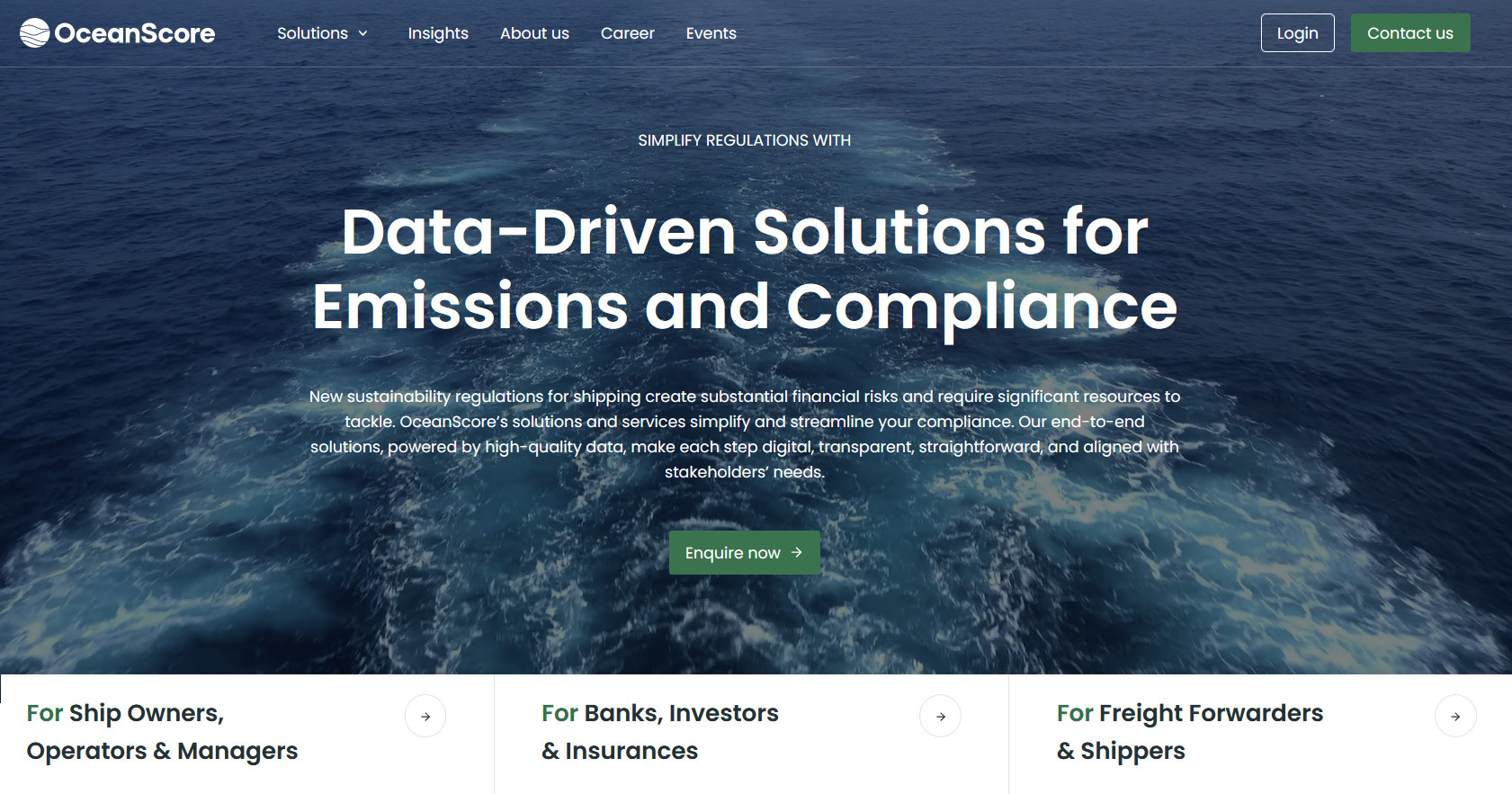 EU ETS & FuelEU Maritime Compliance Platform | OceanScore